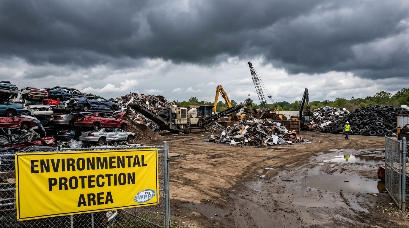Auto Salvage SWPPP Requirements 2026 | Junkyard Compliance